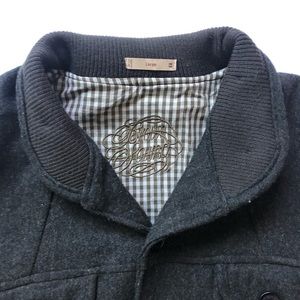 Brown Sound | Jackets & Coats | Brown Sound Wool Blended Pea Coat In ...